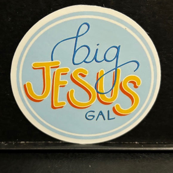 Design | Big Jesus Gal Fath Sticker | Poshmark